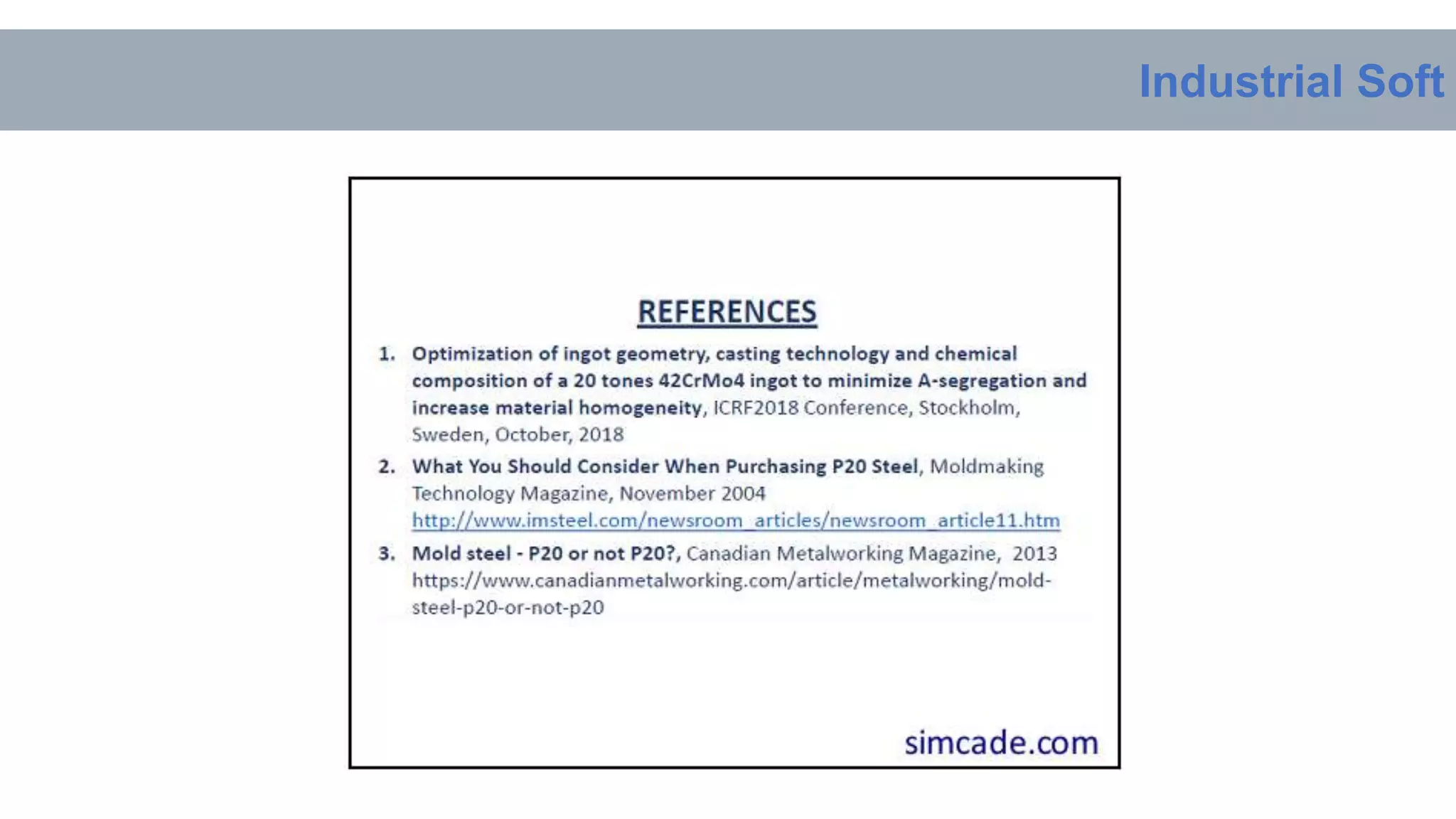 Segregation in several modified P20 steel grades | PPTX