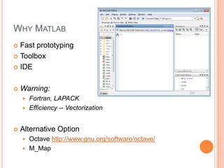 How Matlab Helps | PPTX | Technology & Computing