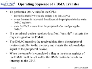 PPT on DMA controller 82577 for Btech 4 sem | PPT