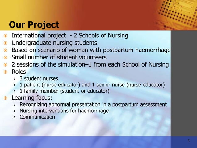Transforming Learning Using A Multi User Virtual Environment For Simulation Ppt