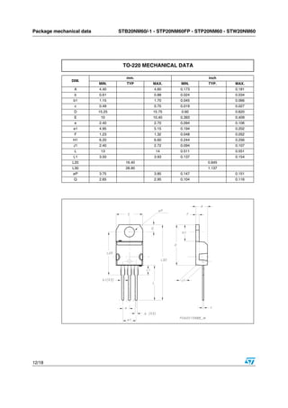 Original MOSFET P20NM60 20NM60 20N60C3 20N60 New | PDF