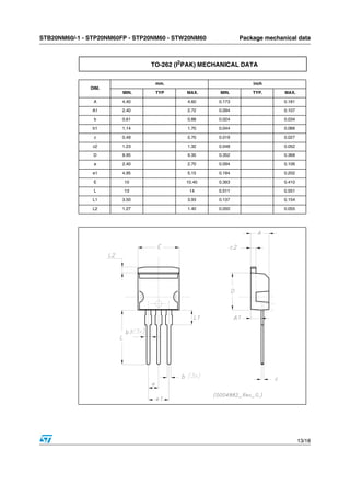 Original MOSFET P20NM60 20NM60 20N60C3 20N60 New | PDF
