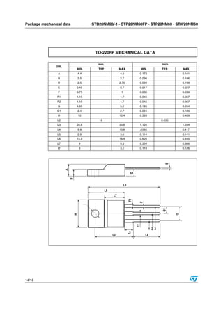 Original MOSFET P20NM60 20NM60 20N60C3 20N60 New | PDF