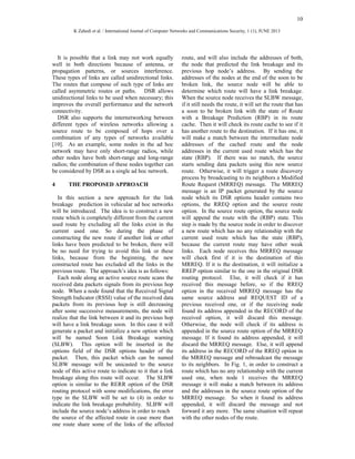 Enhancing the Performance of DSR Routing Protocol Using Link Breakage Prediction in Vehicular Ad ...