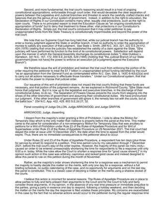 Court of Appeals response in Leandro | PDF
