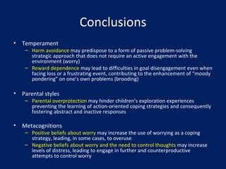 Gabriele Caselli: Temperament, Parental Styles and Metacognitions as ...