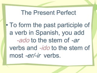 Present Perfect | PPT