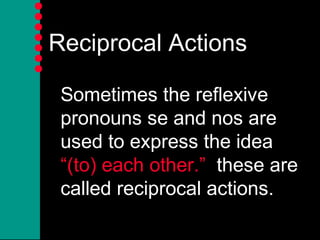 Reciprocal Actions | PPT