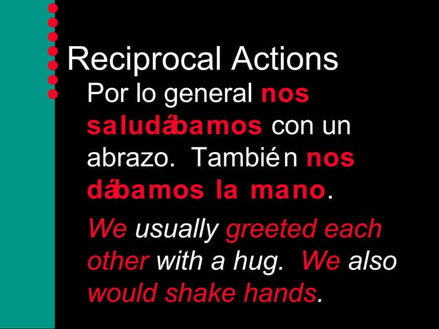 Reciprocal Actions | PPT