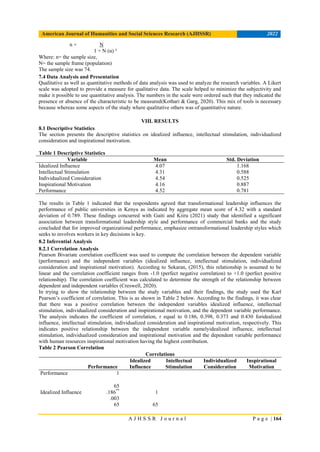 Transformational Leadership and Performance of Public Universities in ...