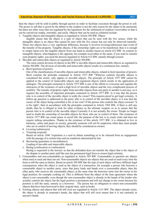 Characteristics of Collateral As A Special Guarantee in The Banking ...