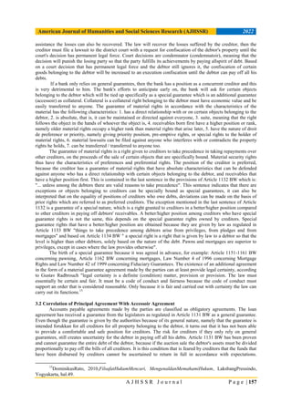 Characteristics of Collateral As A Special Guarantee in The Banking ...