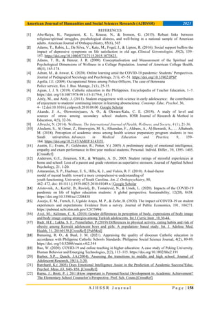 Academic Stress in Relation to Academic Performance of High School Students in The New Normal ...