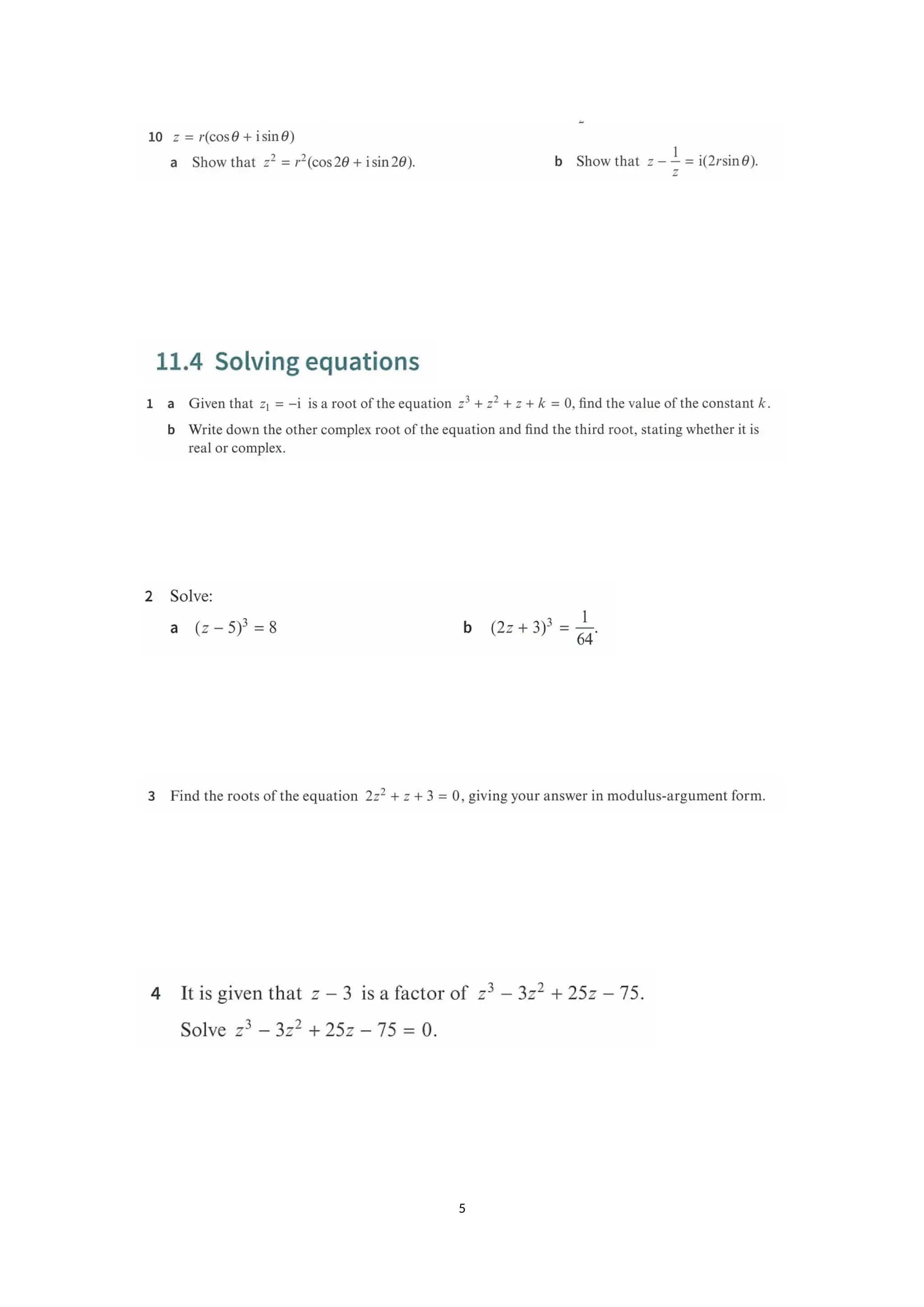 P2&3 Chapter 11 complex number 课后习题.doc