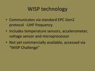 A Radio Frequency Identification (RFID)-based wireless sensor device ...