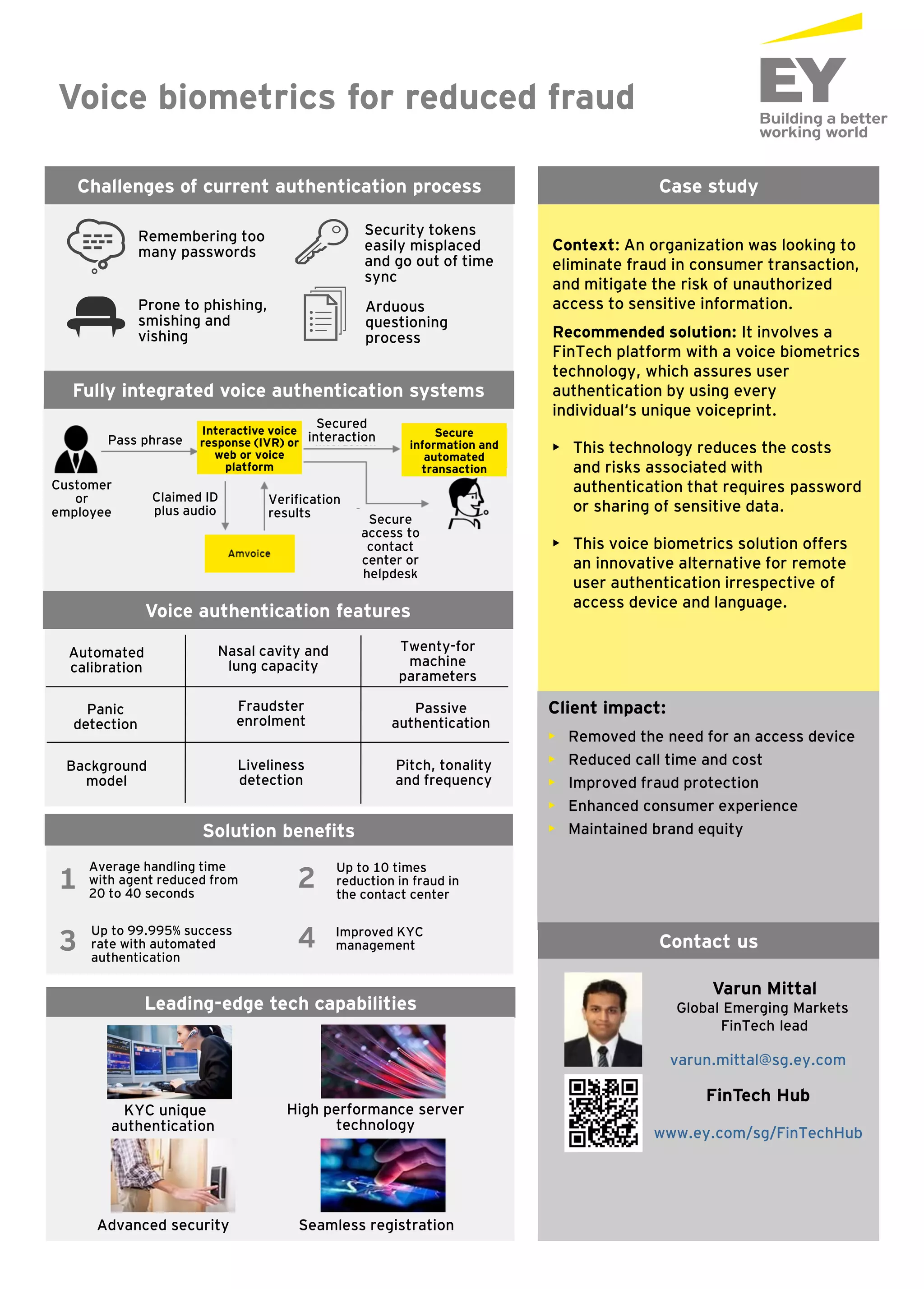 Voice Biometrics for Reduced Fraud | PDF