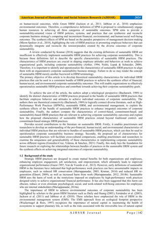 Responsible HRM serves as a pathway to corporate sustainability and ...