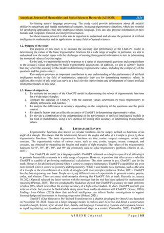 Accuracy of ChatGPT for Basic Values of Trigonometric Functions | PDF