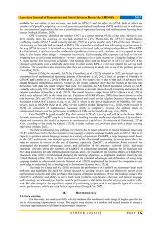 Accuracy of ChatGPT for Basic Values of Trigonometric Functions | PDF