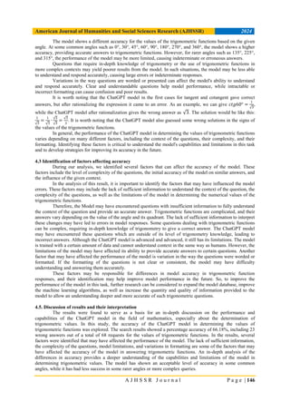 Accuracy of ChatGPT for Basic Values of Trigonometric Functions | PDF