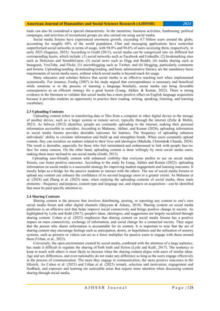 The Impact of Social Media as a Scaffolding in English Language Acquisition: A Case Study in Non ...