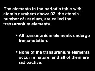 Lecture 25.2- Nuclear Transformations | PPT