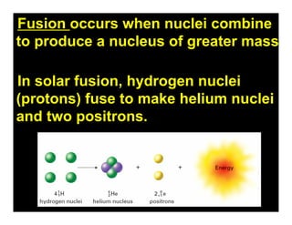 Lecture 25.3- Fission & Fusion | PDF | Chemistry | Science
