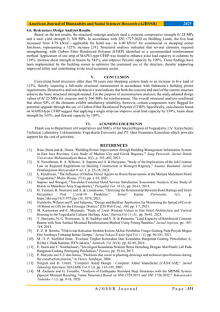 Evaluation the Structural Capacity of Hotel Mutiara I for into a ...