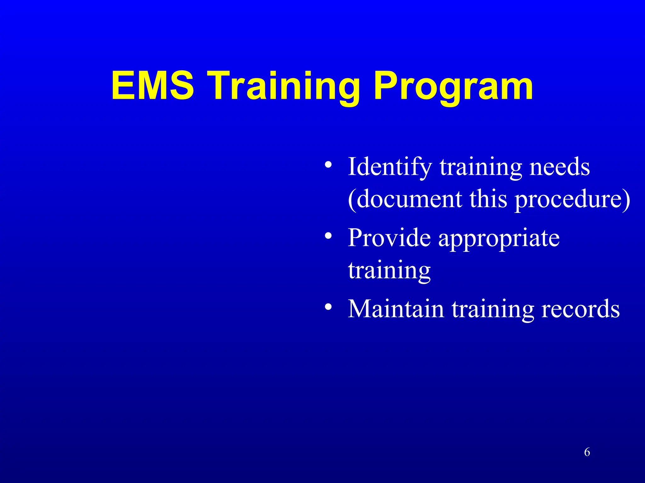 Environmental Training, Awareness and Competence | PPT