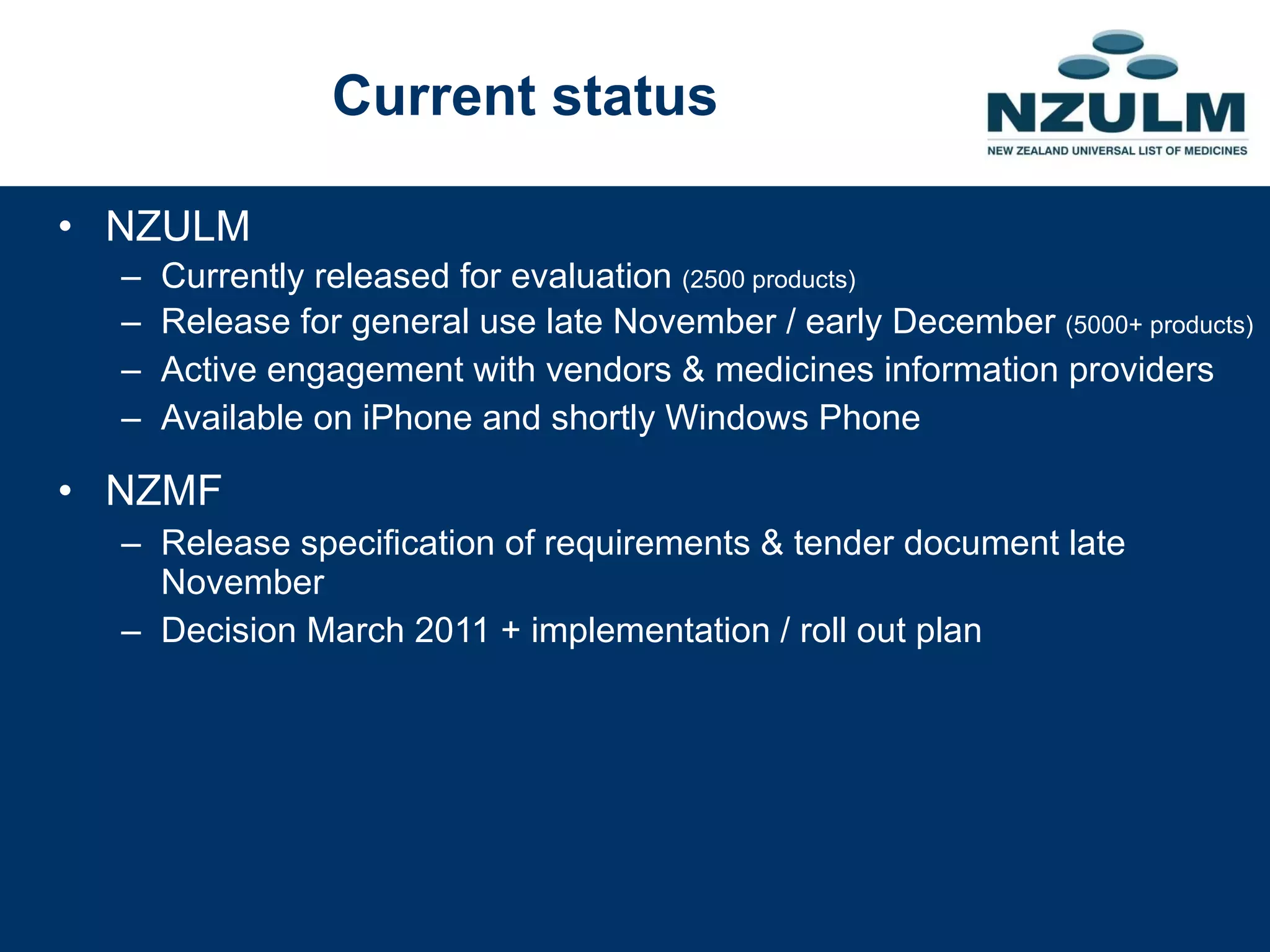 The New Zealand Universal List of Medicines | PPT