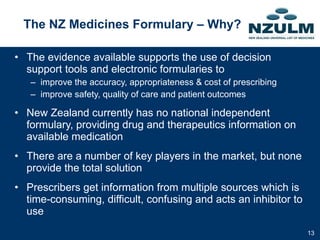 The New Zealand Universal List of Medicines | PPT
