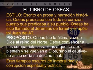 P28 Estudio Panorámico de la Biblia: Oseas | PPTX