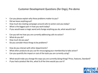 P2A Customer Development | PPT
