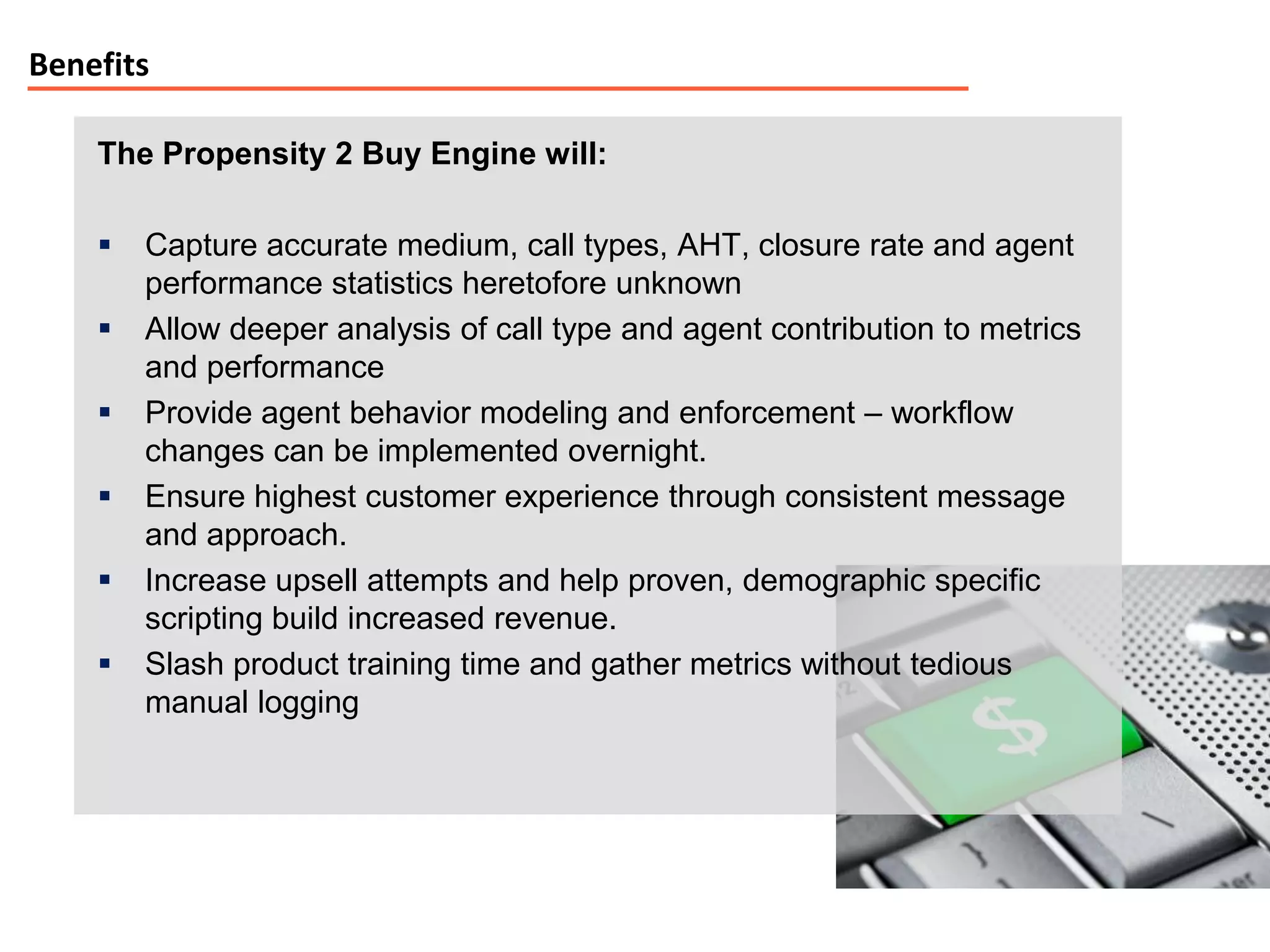 Propensity to Buy Engine | PPTX