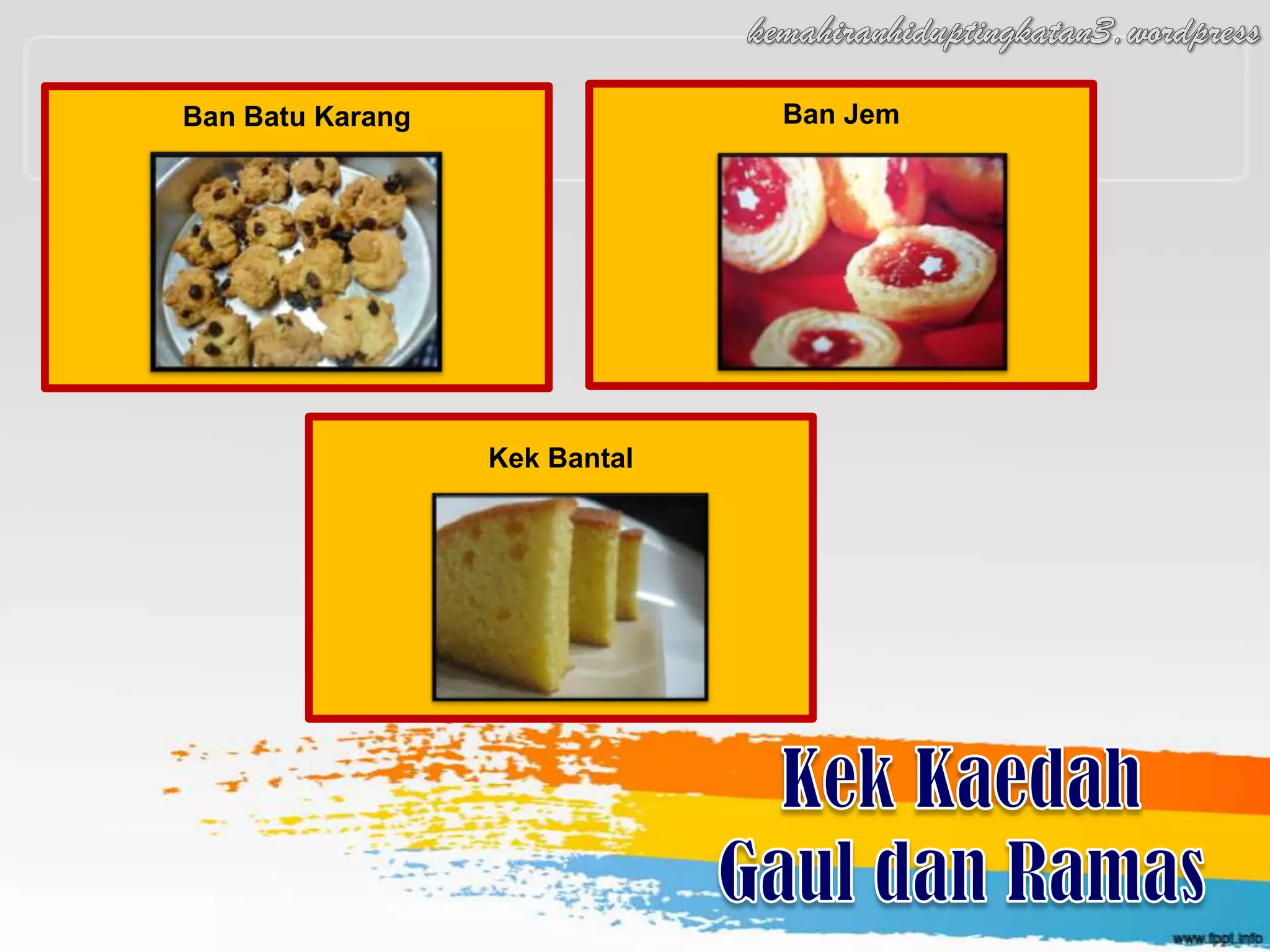 KH3 Pilihan2 - Kaedah Biskut & kek | PPT