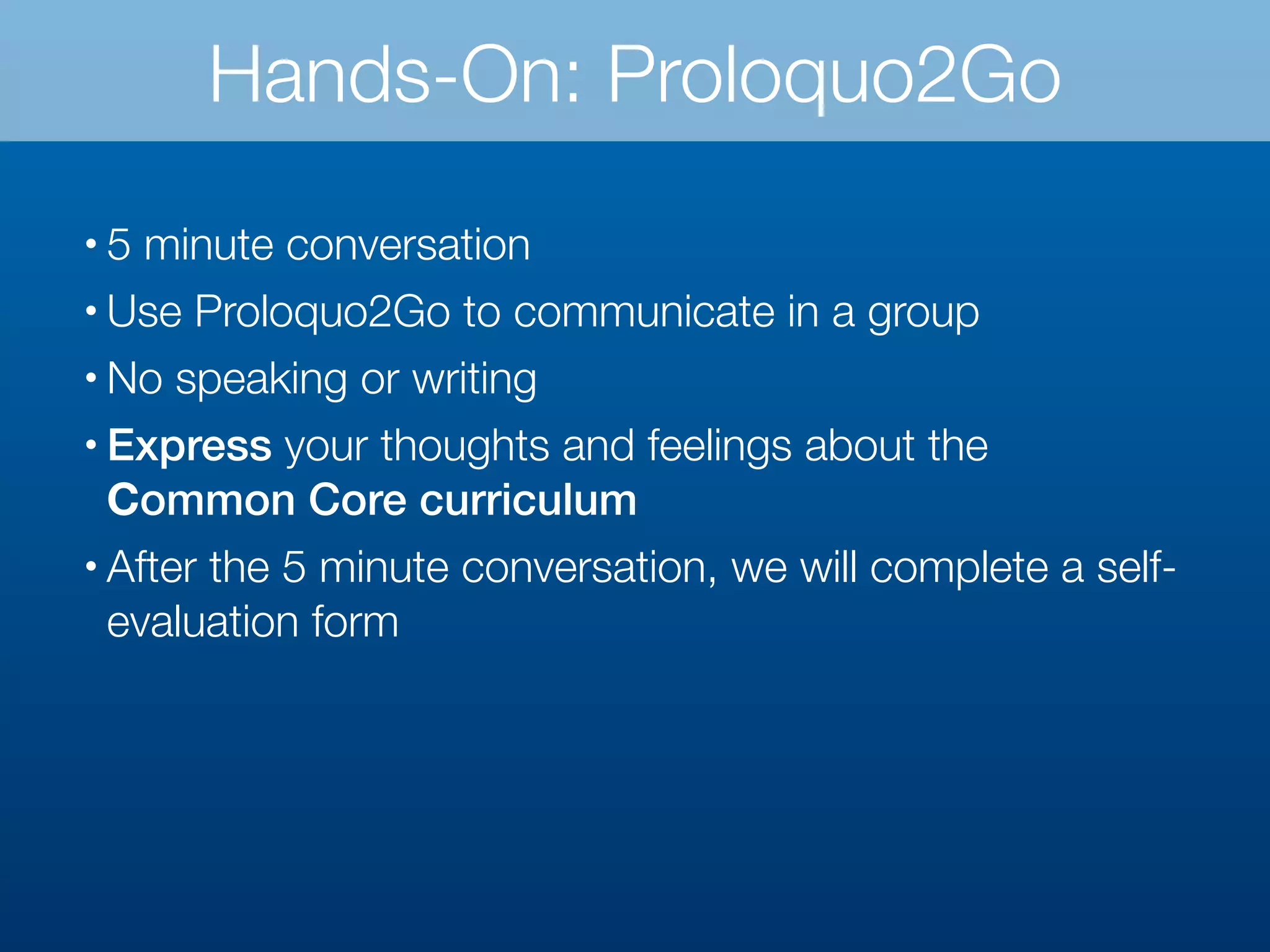 Implementation of Proloquo2Go for Students with AAC Needs | PDF