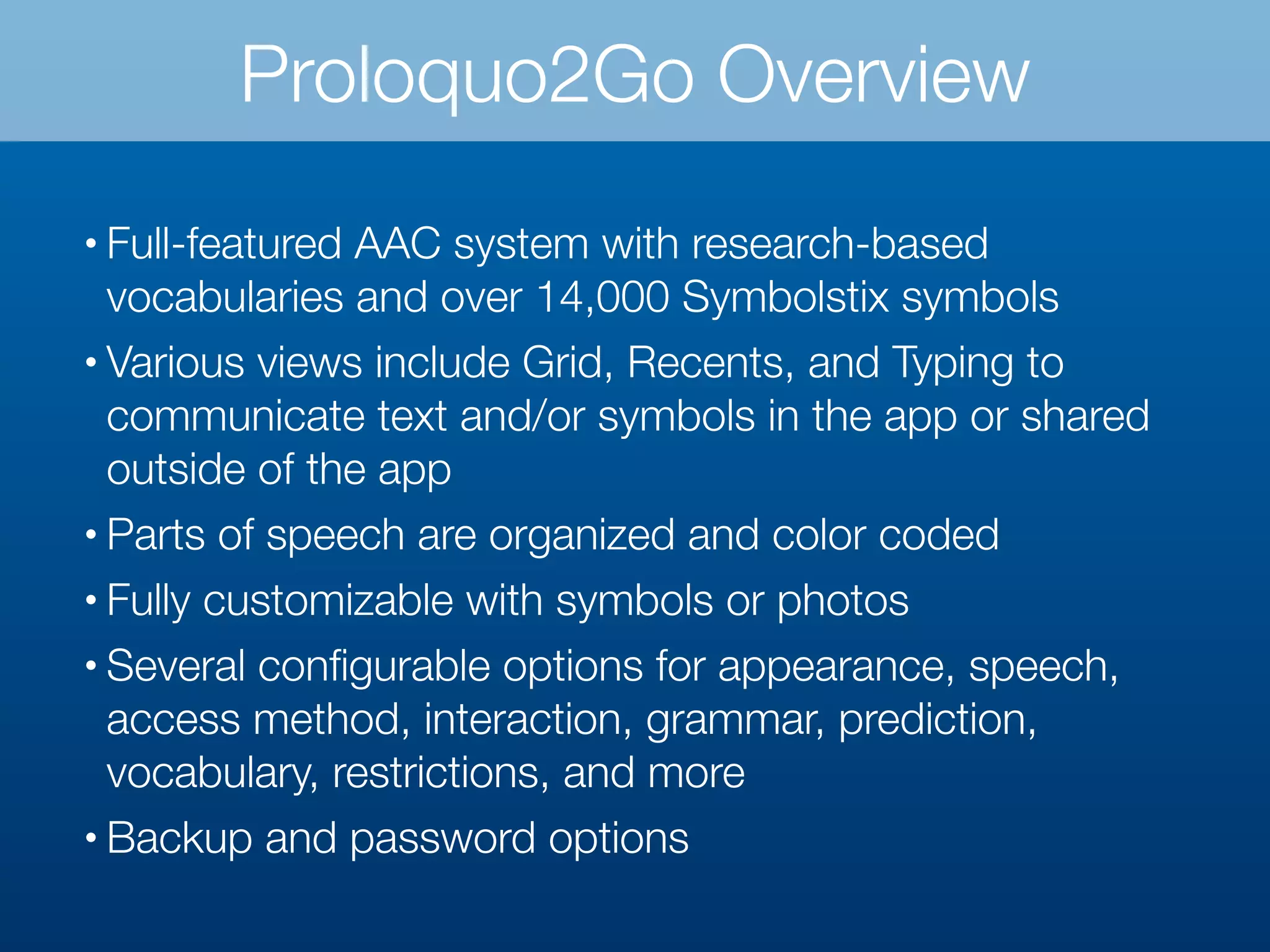Implementation of Proloquo2Go for Students with AAC Needs | PDF