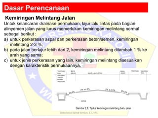 Geometrik Jalan Raya - Dasar Perencanaan Geometrik Jalan | PPT