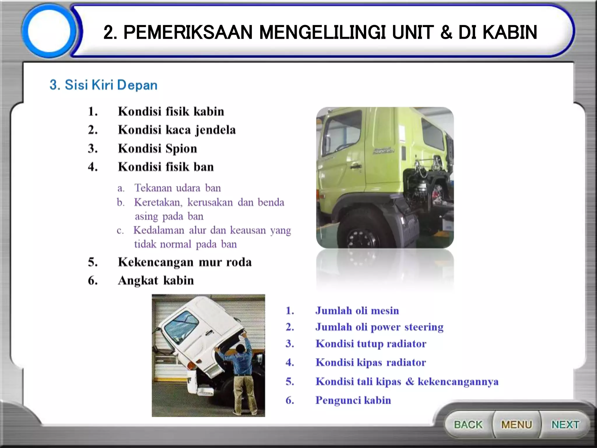 Program Pemeriksaan Harian Dump Truck | PPTX