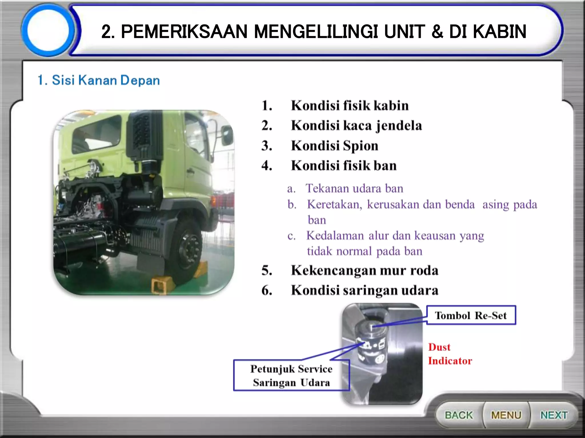 Program Pemeriksaan Harian Dump Truck | PPTX