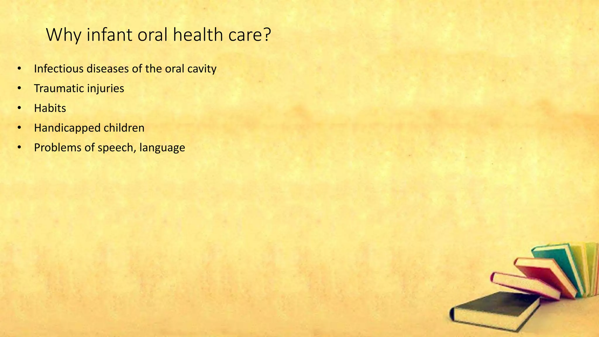 Infant oral health | PPTX