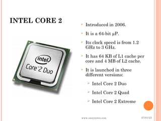 P2_Evolution of Intel Microprocessors - PART2.ppt