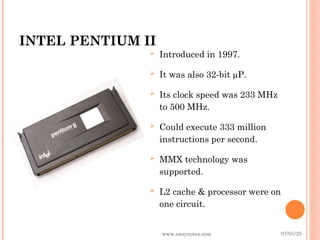 P2_Evolution of Intel Microprocessors - PART2.ppt