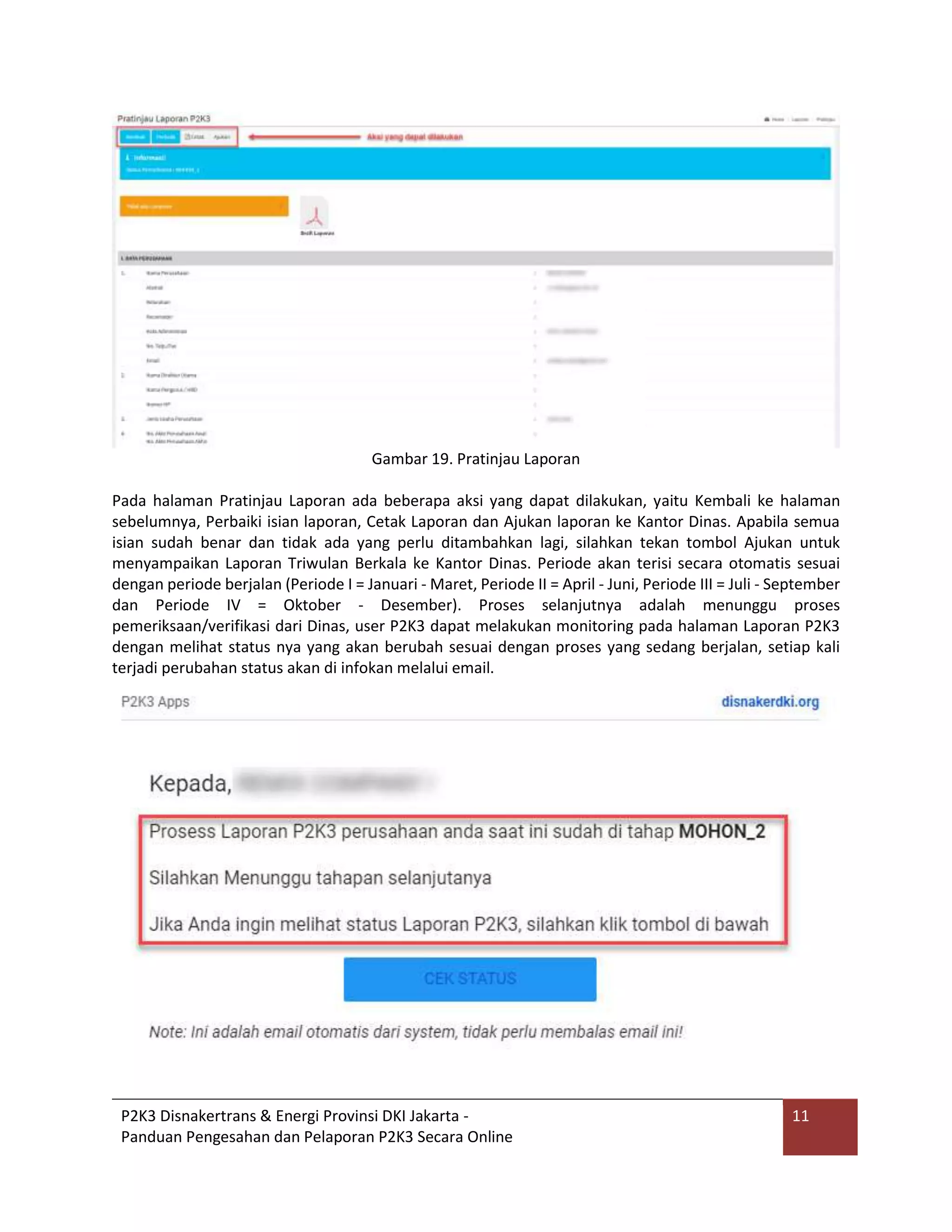P2K3 DISNAKERTRANS Jakarta | DOCX