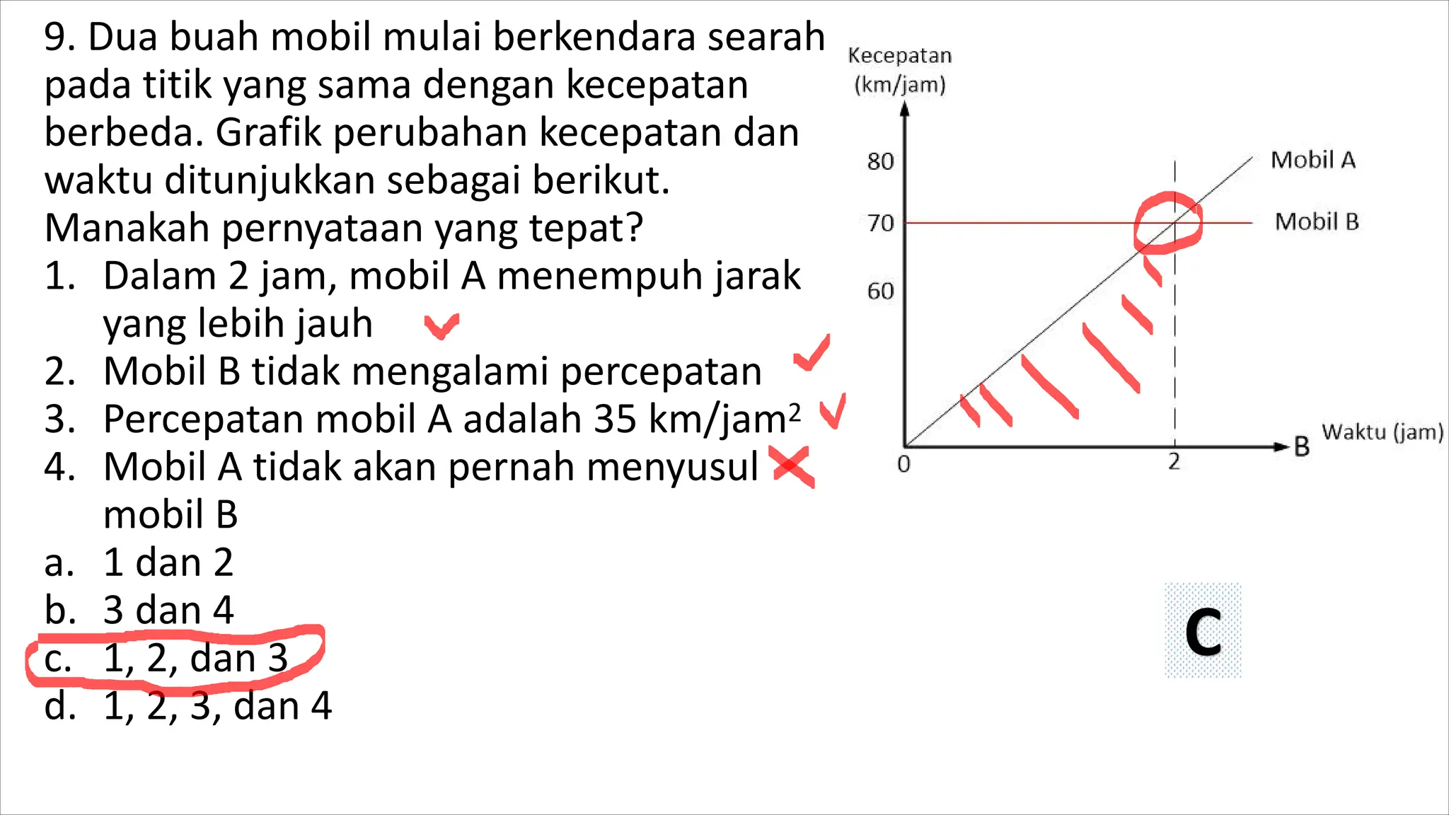 pembahasan soal KSNR final 2023 kelas 7-8 | PDF