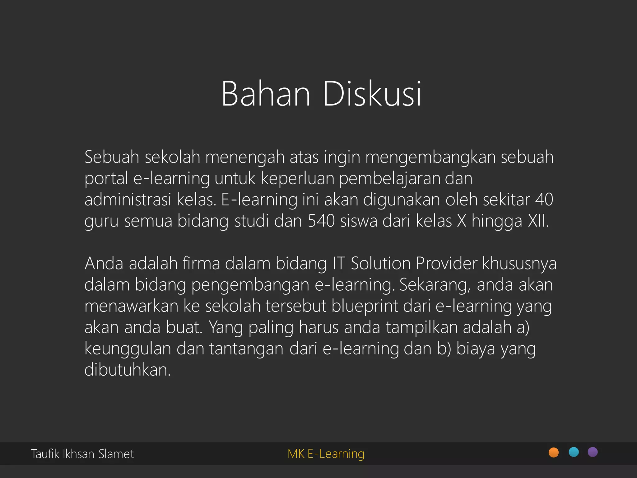 P2 komponen e learning | PDF