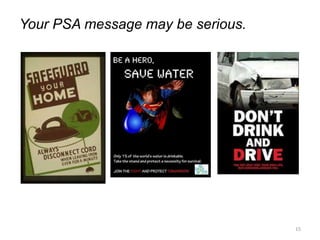 Visual Rhetoric and PSA | PPTX