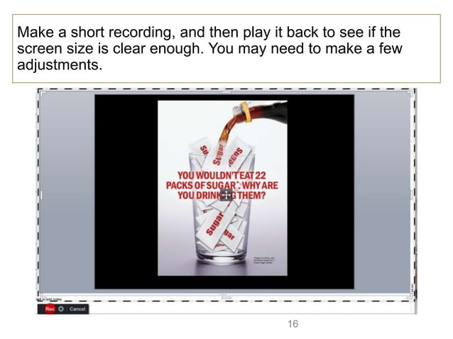 P2 lecture3 screencasting_design_justification_billboardorposter | PPTX | Computing | Technology ...