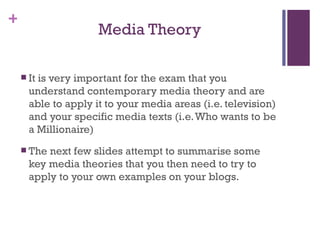 P2 media theories explained | PPT