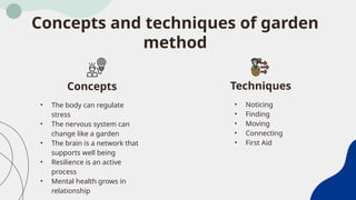 Mental Health and Well-being including stress management techniques | PPT